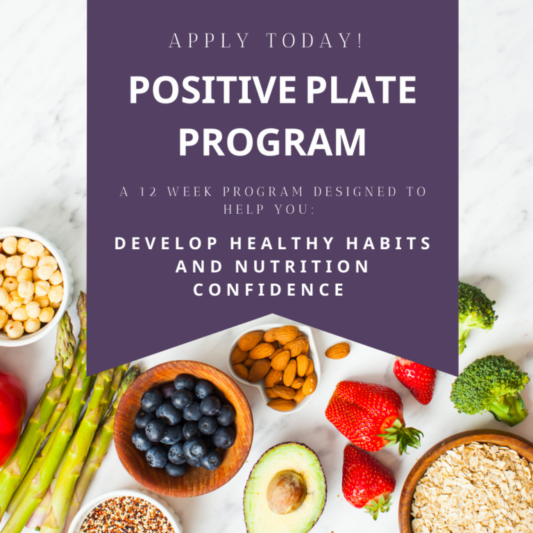 Positive Plate Program – Megan Jane's Plate