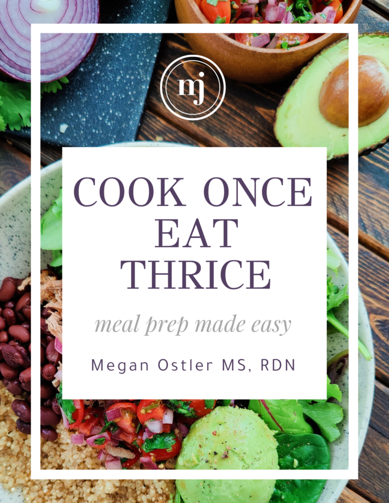 Cook Once Eat Thrice Meal Guide – Megan Jane's Plate